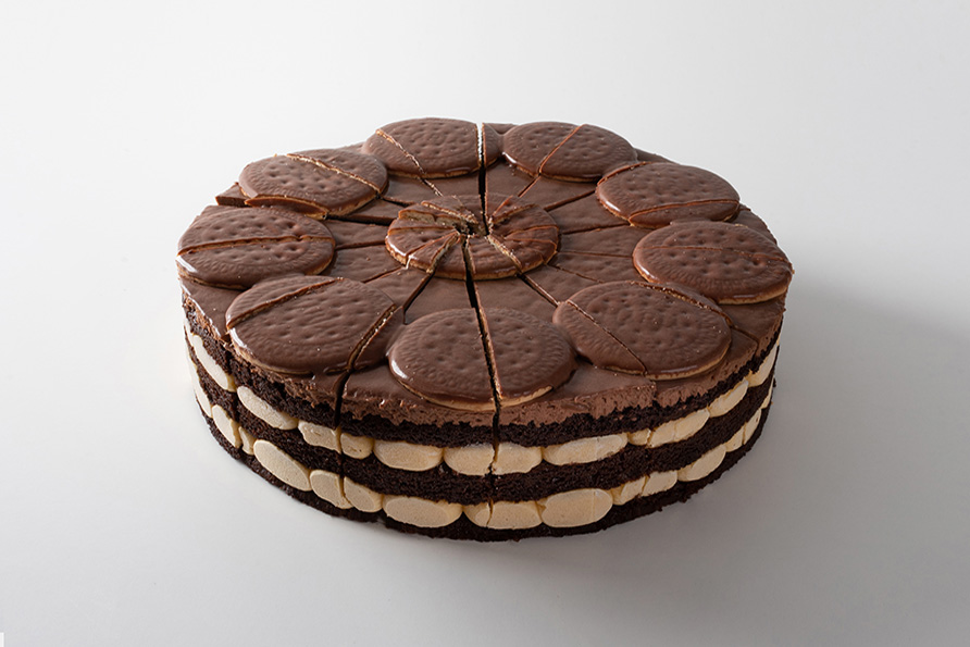 Choco-Cookie Cake cut into 14 portions - PASTIOLOT